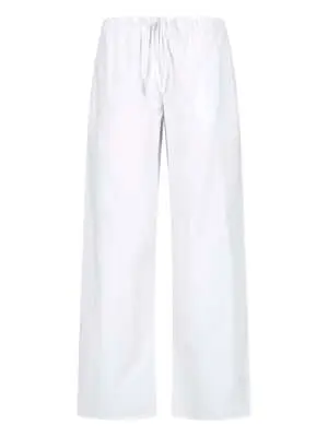 Matteau High-waisted Wide-leg Trousers - White