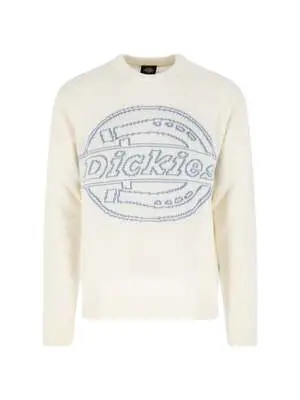 Dickies Crewneck Sweater With Embroidered Logo - White
