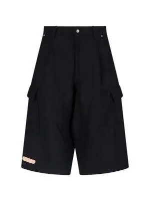PDF Wide-leg Cargo Shorts