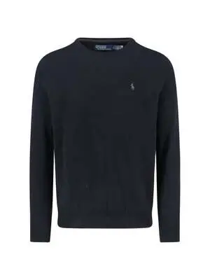 Polo Ralph Lauren Fair Isle" High Neck Wool Sweater - Black
