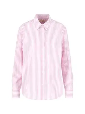 MC2 SAINT BARTH 100% Cotton Button-front Shirt - Pink