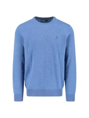 Polo Ralph Lauren 100% Wool Crew Neck Sweater - Blue
