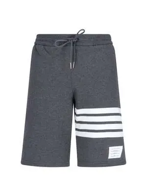 Thom Browne Cotton Trousers - Grey