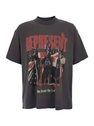 REPRESENT Graphic Print T-shirt - Grey