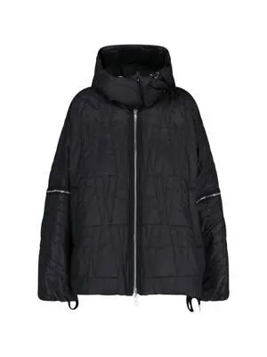 Moncler Quilted Hooded Puffer Jacket - Black