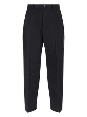 Moncler Tailored Straight-leg Trousers - Black