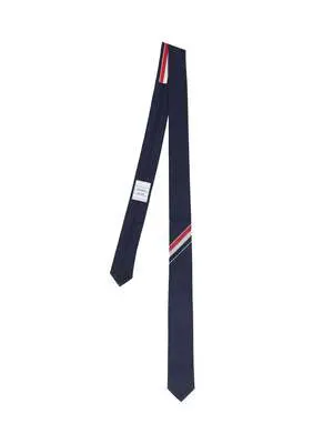 Thom Browne Silk Neck Tie - Blue