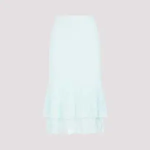 Bottega Veneta Midi Skirt - Blue