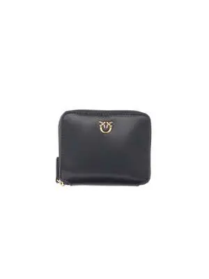 Pinko Sleek 100% Leather Wallet For - Black