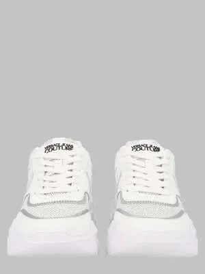 Versace Leather-blend Sneakers - White
