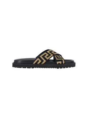 Versace Logo Sandals For Men