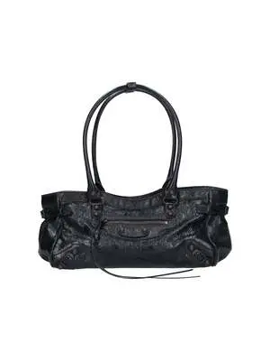 Balenciaga Lamb Leather Shoulder Bag