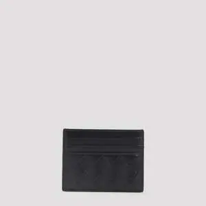 Bottega Veneta Mini Intrecciato Card Case - Black