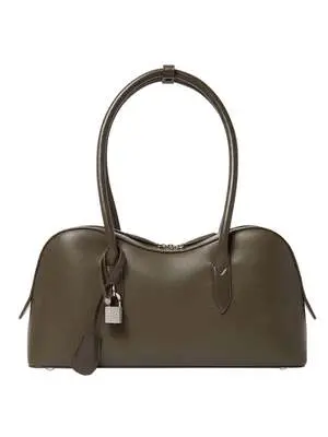 Stella McCartney STELLA MCCARTNEY Top Handle Satchel Bag With Gold Tone Lock Green