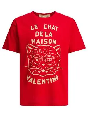 Valentino Garavani Classic Cotton T-shirt For Fw25 Collection - Red