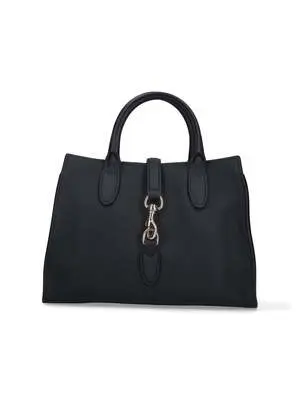 Gucci GUCCI Calf Skin Mini Shoulder Bag Black