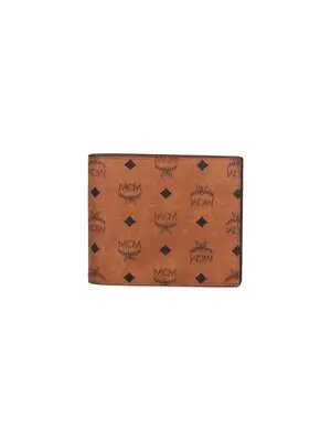 Mcm Monogram Bifold Wallet - Brown