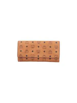 Mcm Designer Wallet - Brown