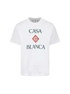 Casablanca Stacked Logo Logo-print T-shirt
