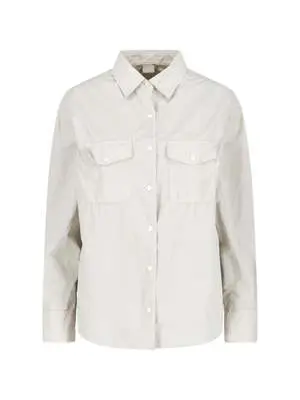 Aspesi Lightweight Performance-blend Shirt - Grey