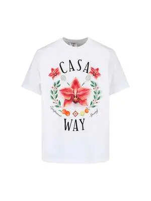 Casablanca Organic Cotton T-shirt For - White