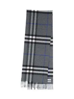 Burberry 100% Cashmere Scarf - Grey