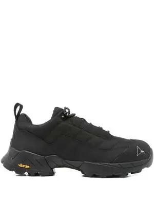 ROA Fw25 Edition Zip-up Sneakers - Black