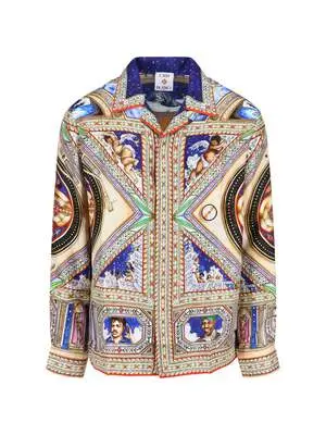 Casablanca Printed 100% Silk Shirt For - Multicolour
