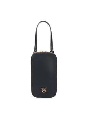 Pinko I-tech 100% Leather Accessories Crossbody Bag