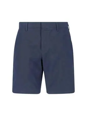 Paul Smith Tailored Textured Cotton-lyocell Lined Trousers - Blue