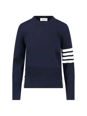 Thom Browne 100% Cotton Sweater - Blue