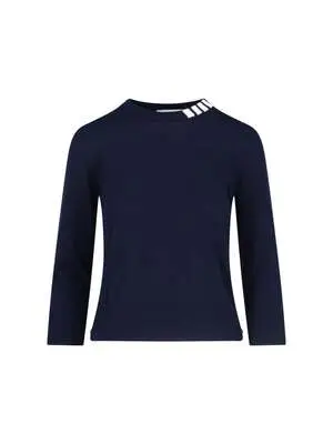 Thom Browne Cotton Sweater For - Blue