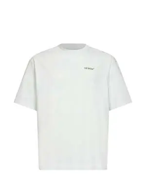 Off-White Half Arrow Skate Short Sleeve Tee - Bluewash