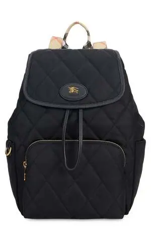 Burberry Mini Fabric Backpack 20cm - Black