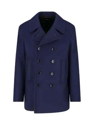 TOM FORD Double-breasted Wool Peacoat