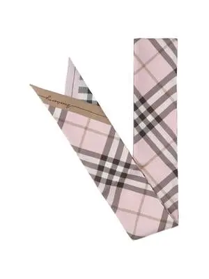 Burberry 100% Mulberry Silk Scarf For - Grey