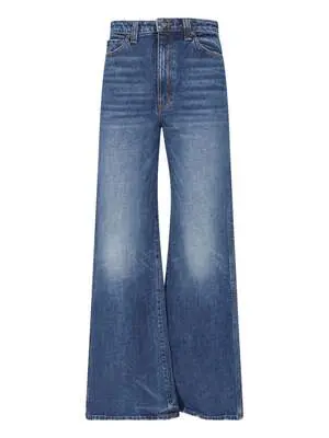 Khaite High-rise Wide-leg Jeans - Blue