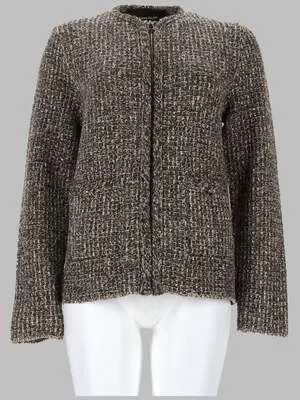Fabiana Filippi Cashmere Blend Knit Sweater - Brown