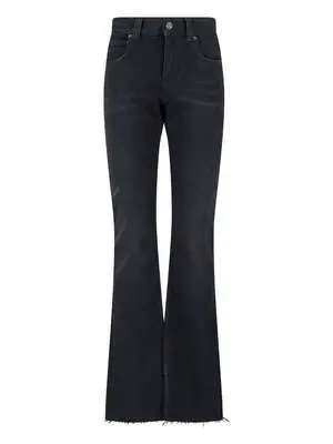 Balenciaga Stretch Cotton Jeans - Black