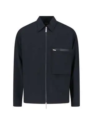 Herno Technical Zip Front Shirt Jacket