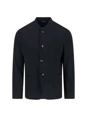 Giorgio Armani S 100% Virgin Wool Jacket - Black