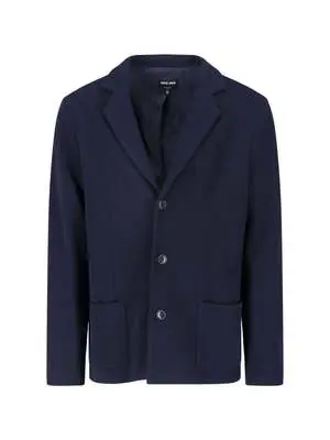 Giorgio Armani S 100% Virgin Wool Jacket - Blue