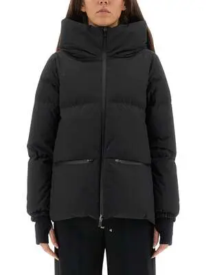 Herno Hooded Sports Puffer Jacket - Black