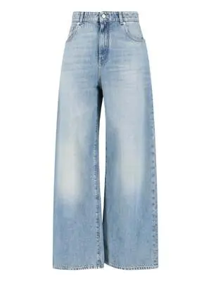 Alexander McQueen 100% Cotton Denim Jeans - Blue
