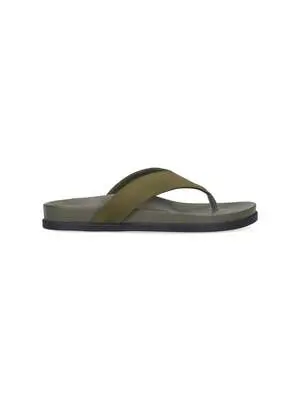 ANCIENT GREEKS SANDALS Satin Thong Sandals - Green