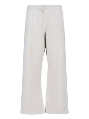 GOLDEN GOOSE Cotton Ribbed Trousers - Grey