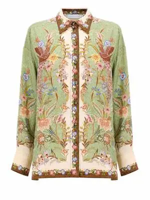 Zimmermann 100% Silk Shirt - Multicolour
