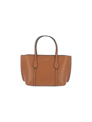 Tory Burch TORY BURCH Leather Top Handle Tote Bag Brown