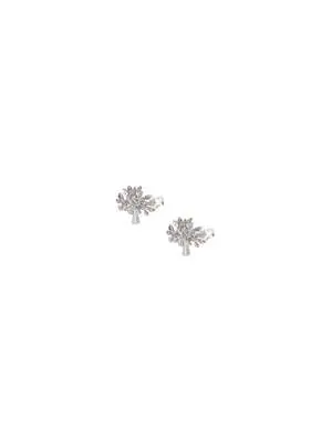 Mulberry Sterling Tree Stud Earrings - Silver
