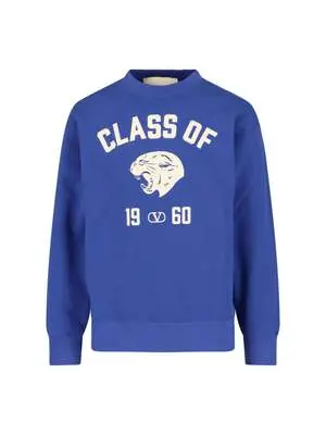 Valentino Garavani S 100% Cotton Sweater - Blue